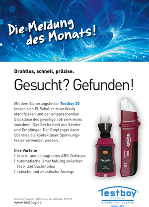 Testboy Messgeräte & Prüfgeräte | Testboy GmbH
